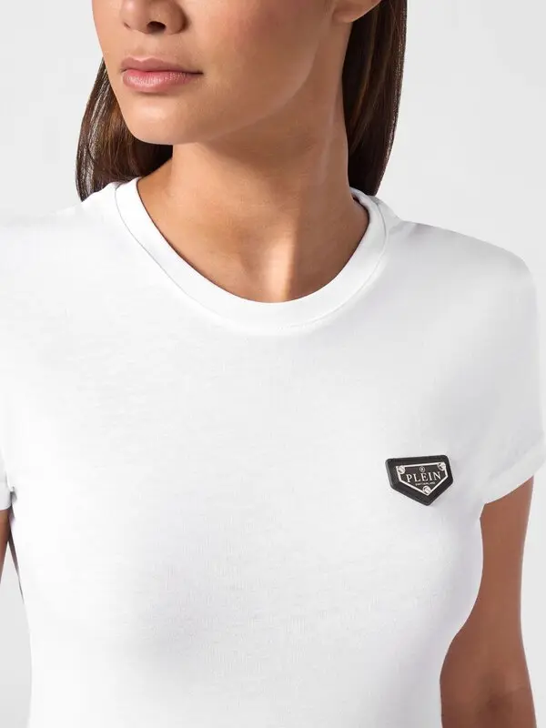 Philipp Plein Slim Fit Jersey T-shirt With Contrast Logo