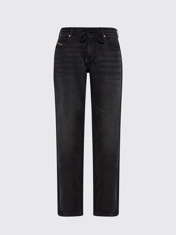 DIESEL® Straight Fit Joggjeans® In Cotton Denim With Drawstring