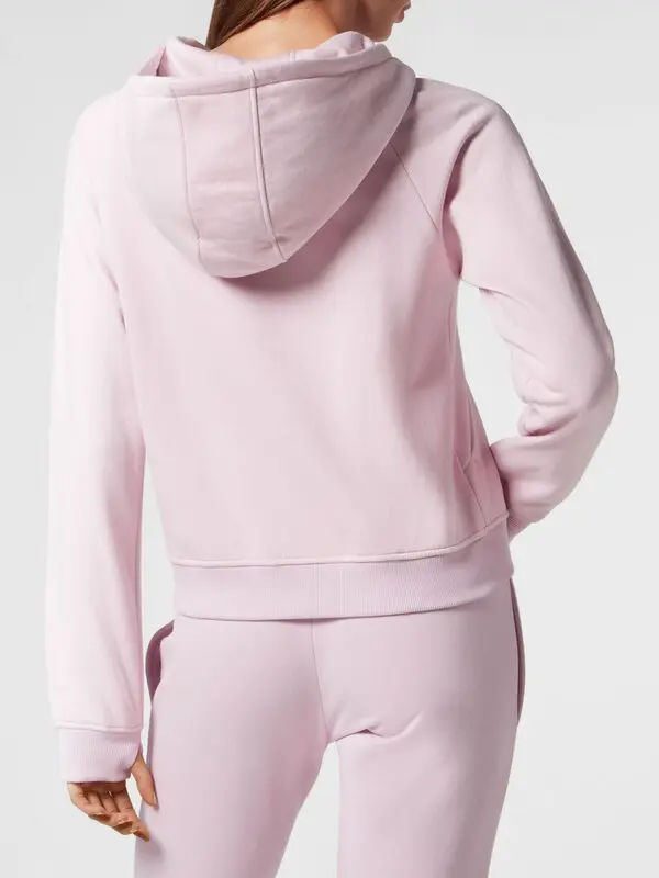 PLEIN SPORT Slim Fit Hooded Zip-up Jersey Sweatshirt