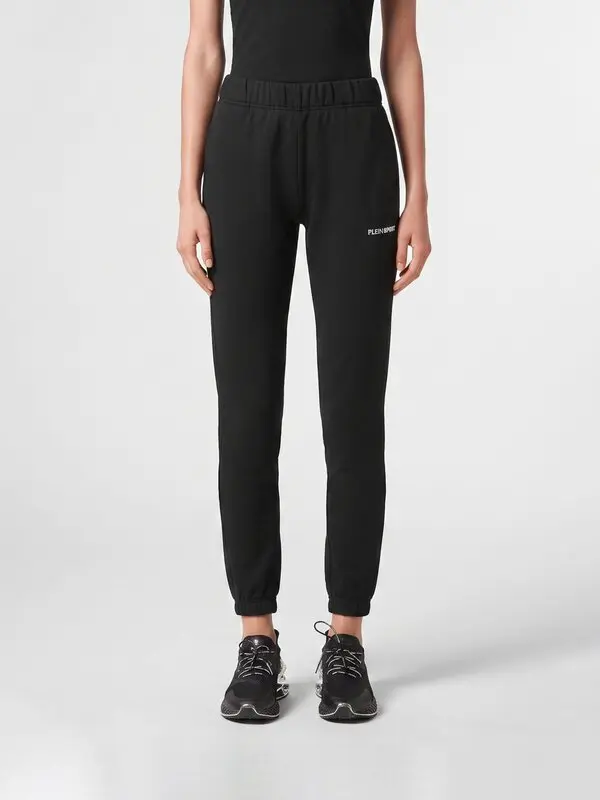 PLEIN SPORT Slim Fit Jersey Jogging Trousers With Elasticated Waist