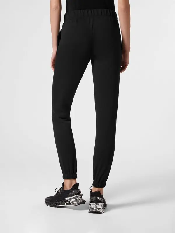 PLEIN SPORT Slim Fit Jersey Jogging Trousers With Elasticated Waist
