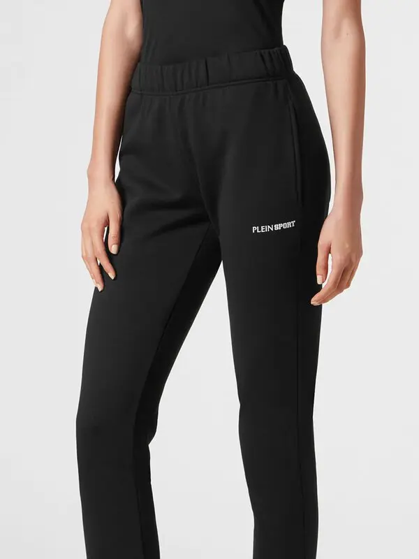 PLEIN SPORT Slim Fit Jersey Jogging Trousers With Elasticated Waist