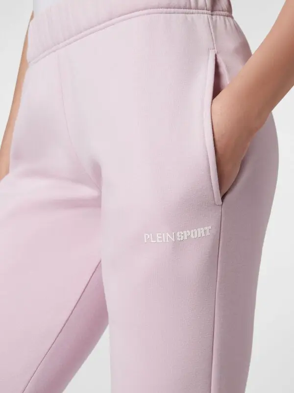 PLEIN SPORT Slim Fit Jersey Jogging Trousers - Fuchsia