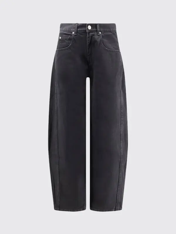Isabel Marant Étoile Tailored Wide Leg Jeans - Black