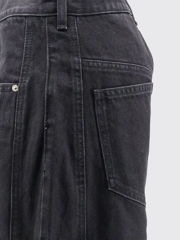 Isabel Marant Étoile Tailored Wide Leg Jeans - Black
