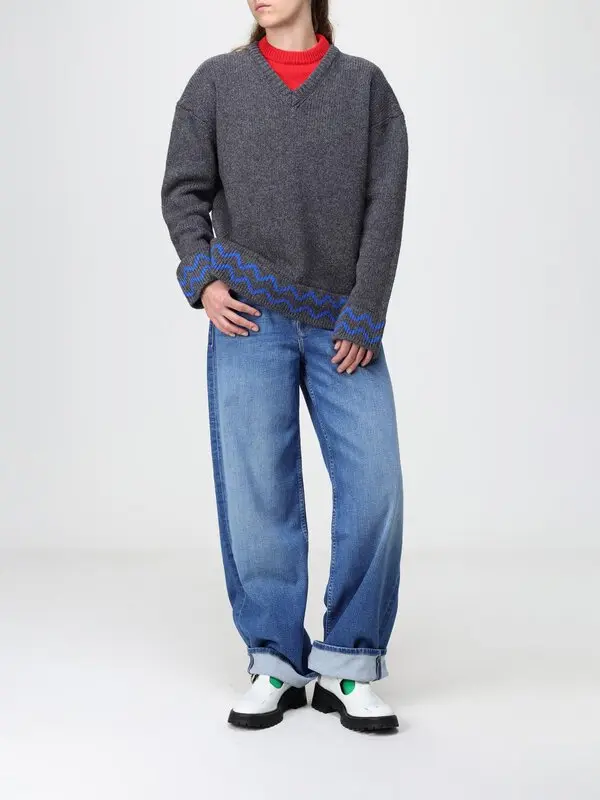 Marni V-neck Sweater - Grey