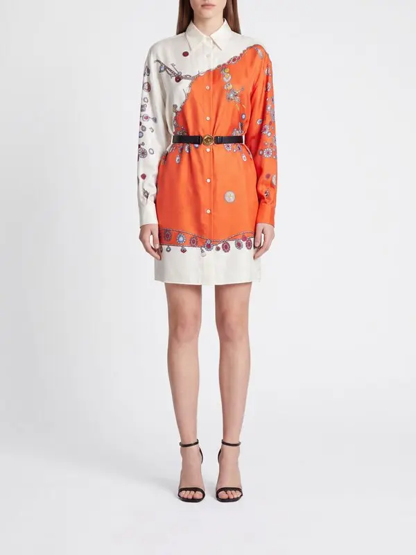 Versace Dress - Orange