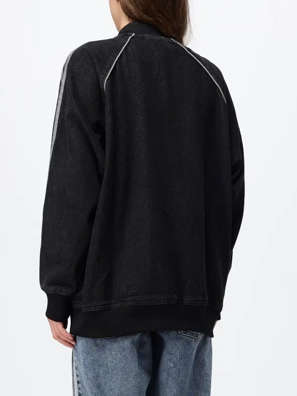 ADIDAS ORIGINALS Cotton Bomber Jacket With 3-stripes Logo Detail