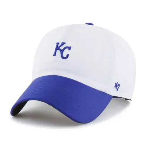 '47 47 Royal Kansas City Royals Vista Mini Clean Up Brrr° Adjustable Hat - White