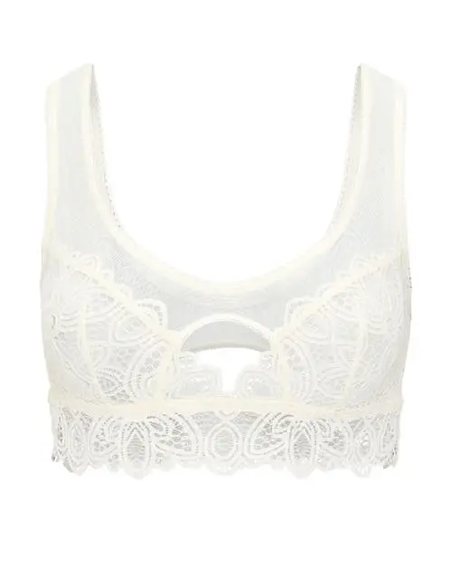 ADORE ME Elska Unlined Bralette Bra - Light White