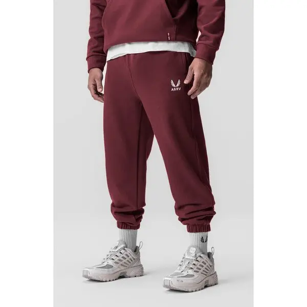 ASRV Tech Terry Oversized Sweatpants - Crimson