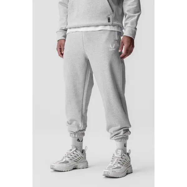 ASRV Tech Terry Oversized Sweatpants - Heather Grey
