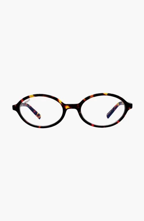 REALITY EYEWEAR The Bessette Oval Frame Eyeglasses - Turtle