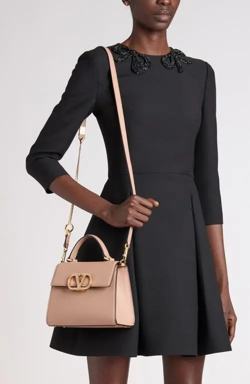 Valentino Garavani Small Vsling Leather Top Handle Bag
