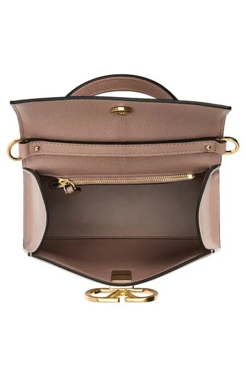 Valentino Garavani Small Vsling Leather Top Handle Bag - Rose
