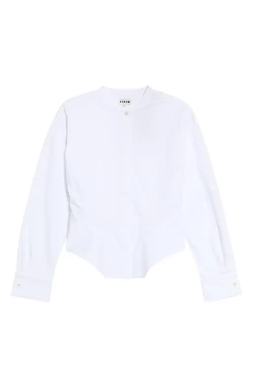 Staud Rhys Stretch Cotton Shirt
