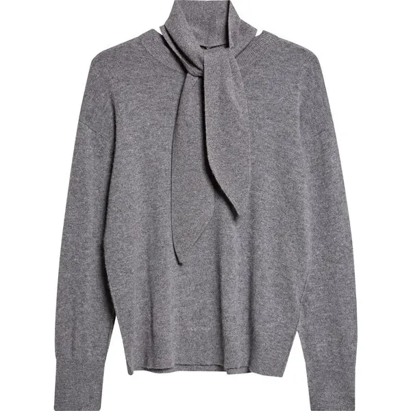 Marella Wool & Cashmere Scarf Neck Sweater