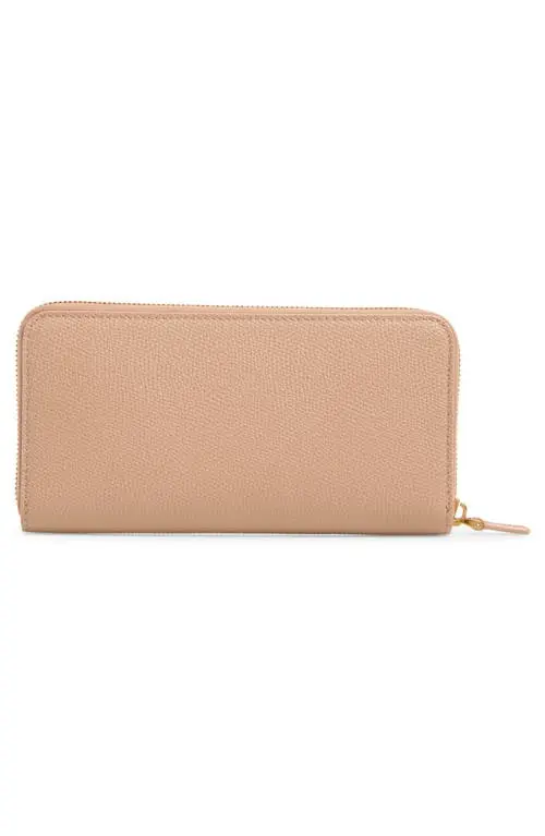 Valentino Garavani Vlogo Zip Around Leather Continental Wallet