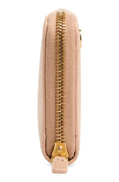 Valentino Garavani Vlogo Zip Around Leather Continental Wallet