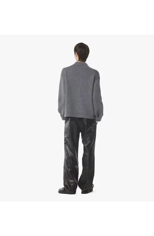 Mcm Wool And Recycled Cashmere Zip Cardigan