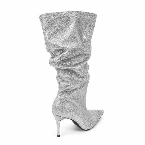 KNEETOES Roxie Glitter Stiletto Boots