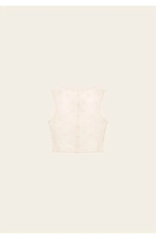 Agua Bendita Cornalina Playa Cropped Top