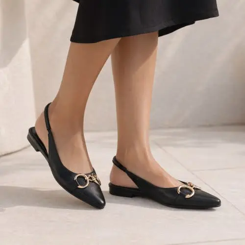 KNEETOES Daphne Slingback Flat