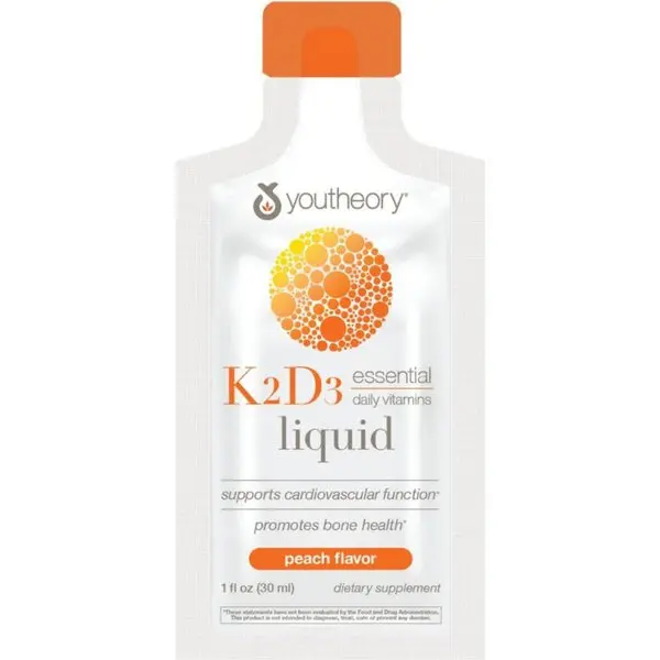 YOUTHEORY K2d3 Liquid Vitamin Bone And Heart Health Support 1 Oz - None