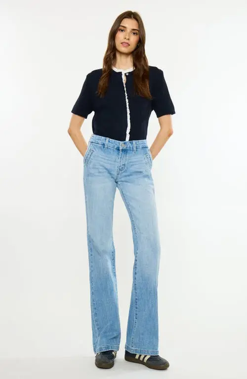 KANCAN Azalea Low Rise Bootcut Jeans - Medium Light