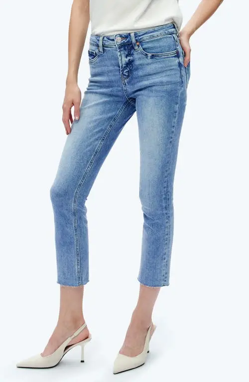 BAYEAS Raw Hem Crop Skinny Jeans