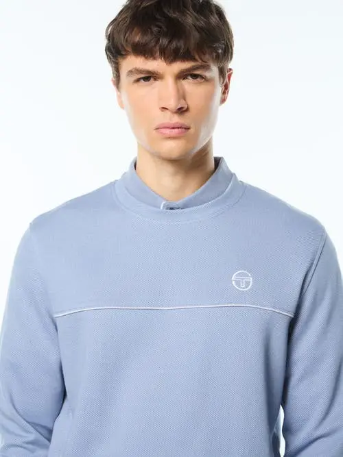 SERGIO TACCHINI Agiato Jacquard Sweatshirt - Troposphere