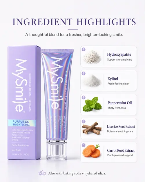 MYSMILE Whitening Hydroxyapatite Toothpaste For Sensitive Teeth