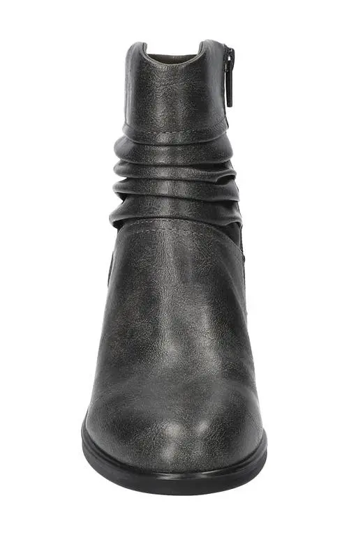EASY WORKS BY EASY STREET Bess Faux Leather Ankle Boot - Grey