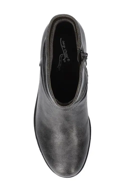EASY WORKS BY EASY STREET Bess Faux Leather Ankle Boot - Grey