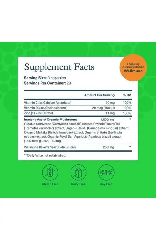 YOUTHEORY Immune Plus Daily Wellness Vegetarian Supplement 60 Veg Caps