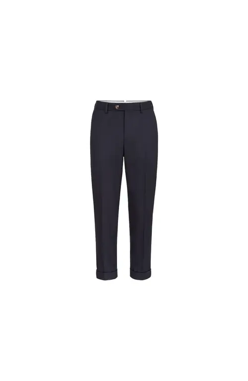 Brunello Cucinelli Virgin Wool Flannel Trousers