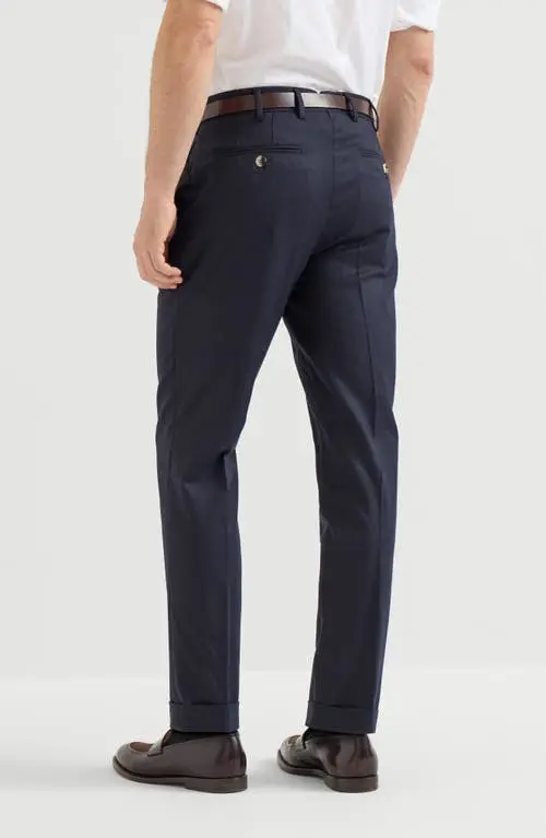 Brunello Cucinelli Virgin Wool Flannel Trousers