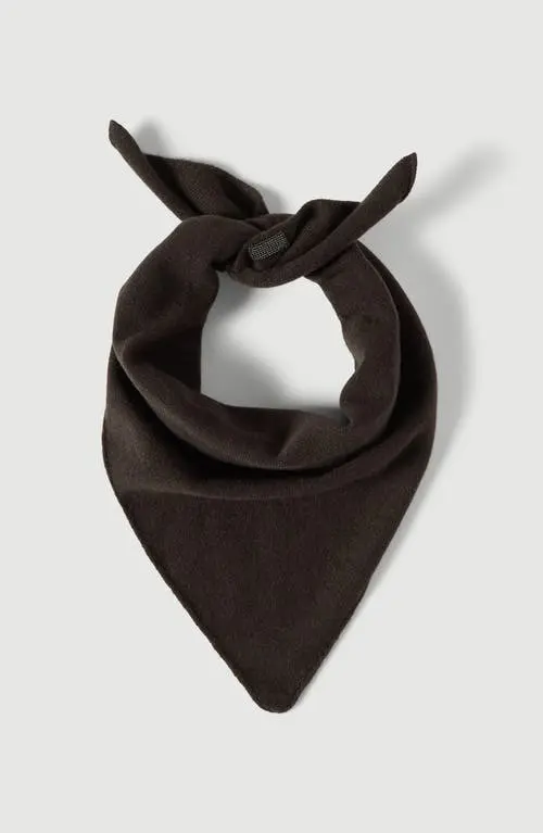 Brunello Cucinelli Cashmere Foulard With Monili