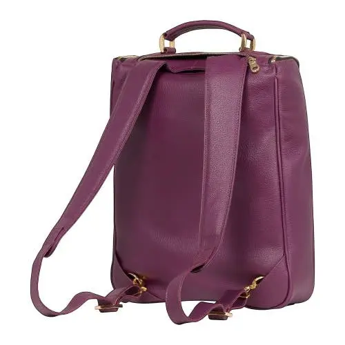 LUIS STEVEN Medium Laptop Pack - Burgundy