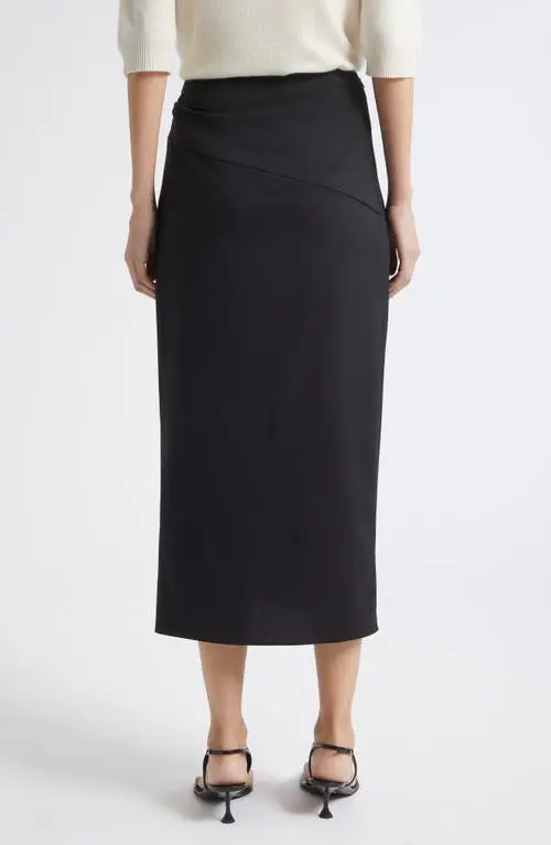 Marella Zampa Virgin Wool Midi Skirt