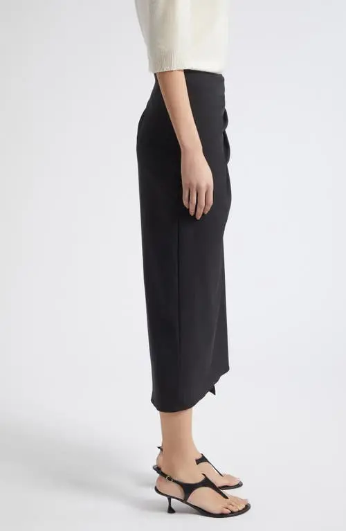 Marella Zampa Virgin Wool Midi Skirt