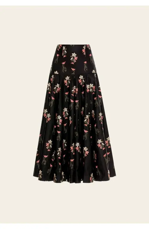 Agua Bendita Nacar Noche Maxi Skirt