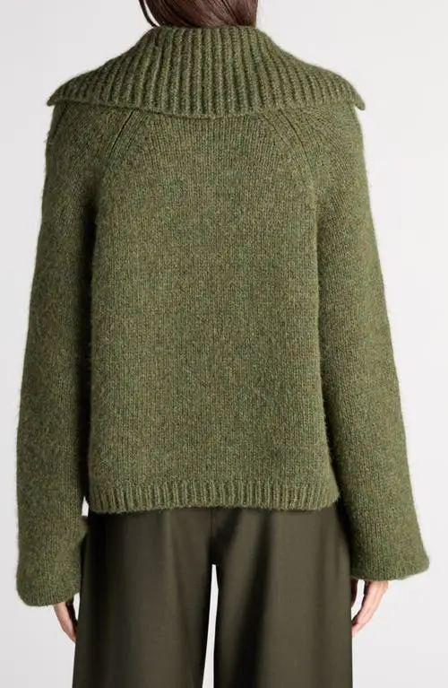 Moncler Alpaca Blend Zip Cardigan
