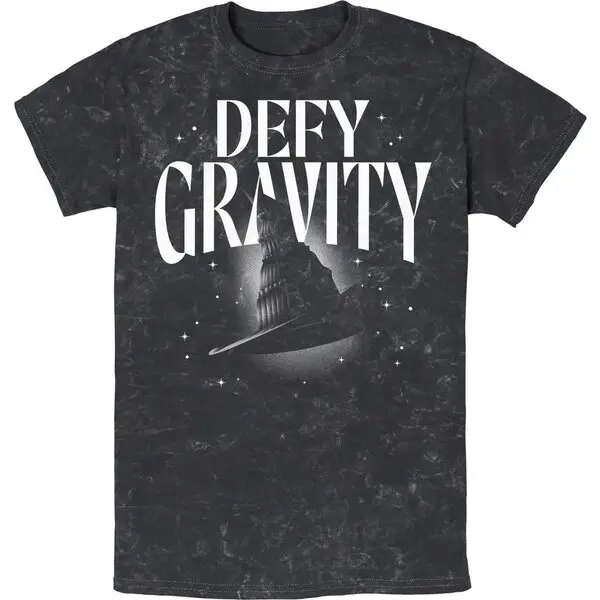WICKED Defy Gravity Witch Hat Short Sleeve Graphic T-shirt