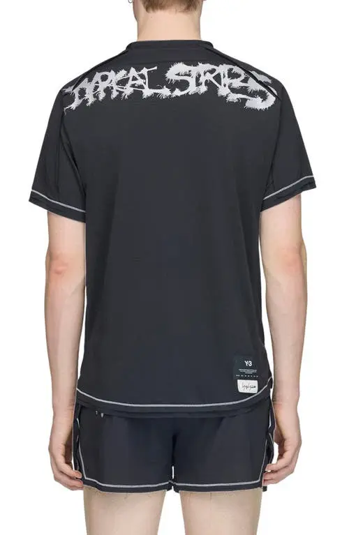 Y3 Chito Graphic Running Short Sleeve Tee