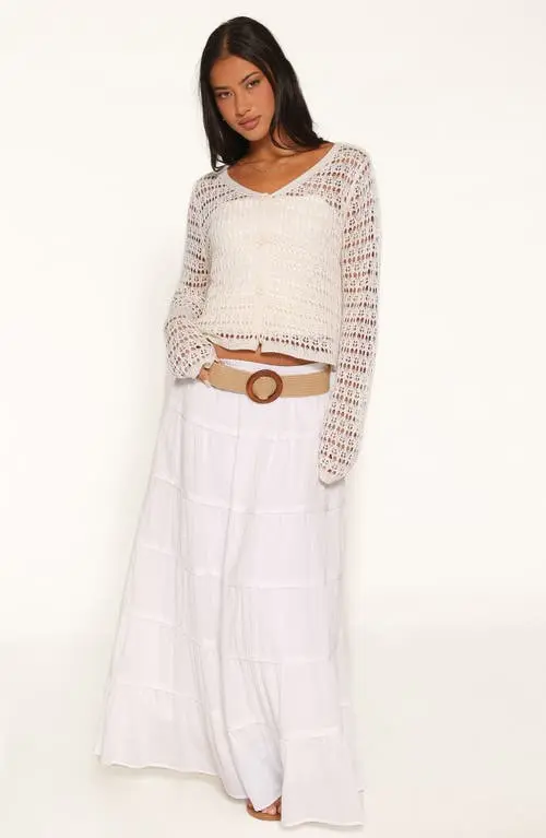 PETAL & PUP Lorelle Pointelle Cardigan