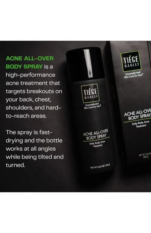 TIEGE HANLEY Acne All Over Body Spray
