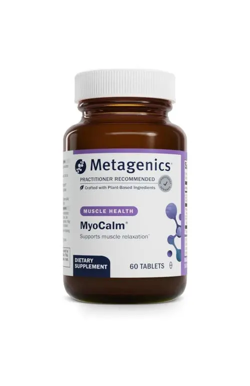 METAGENICS Myocalm Calcium Magnesium Muscle Relaxation Supplement 60 Tablets - None