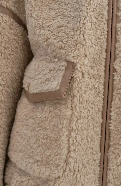 LAMARQUE Brenna |teddy Fleece Jacket - Beige