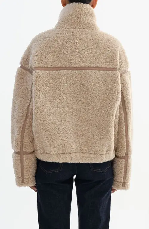 LAMARQUE Brenna |teddy Fleece Jacket - Beige
